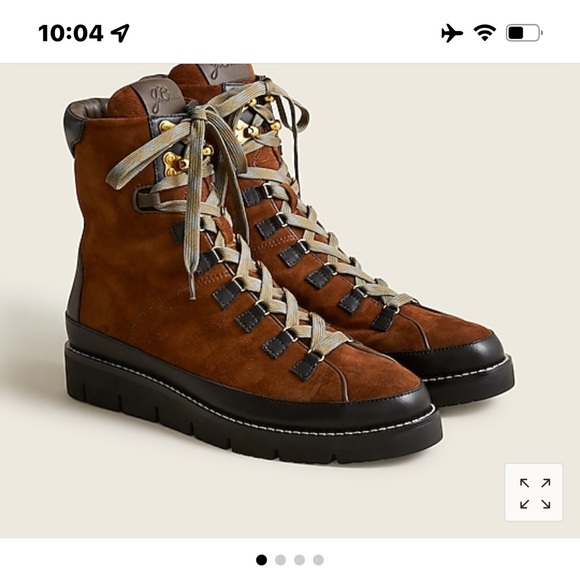 J. Crew | Shoes | Nwt Lace Up Boots Suede Details In Pics | Poshmark